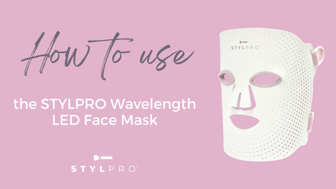 How to use the STYLPRO Wavelength LED Face Mask – STYLIDEAS