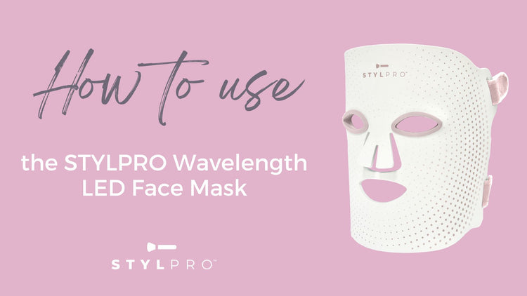 How to use the STYLPRO Wavelength LED Face Mask – STYLIDEAS